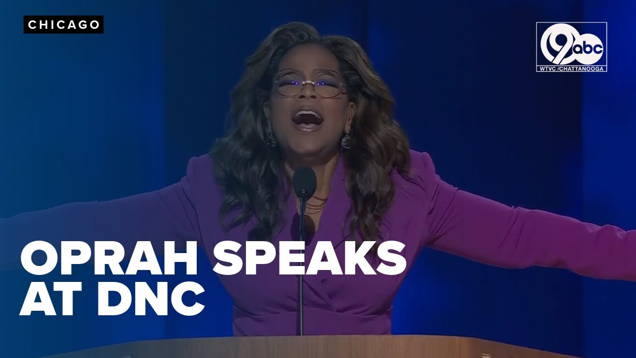 Oprah speaks at DNC Day 3 - YouTube