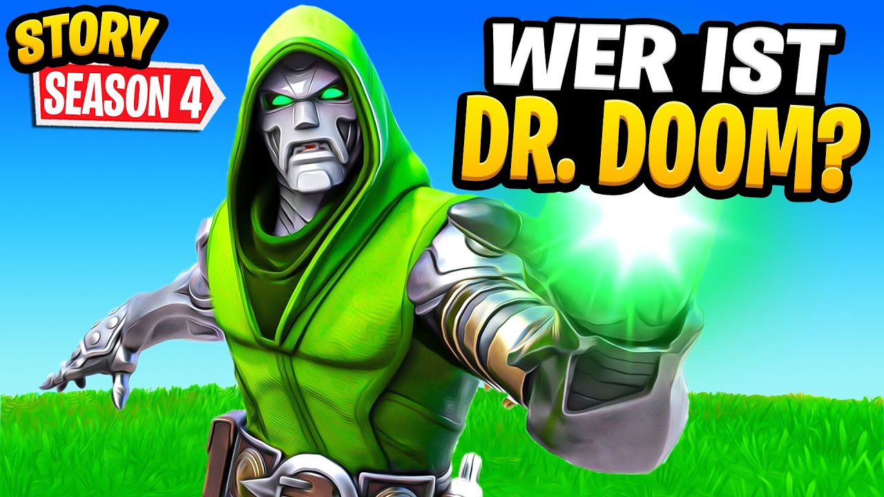 Wer ist DOCTOR DOOM? Season 4 BOSS & HELDEN Story! | Fortnite Event ...