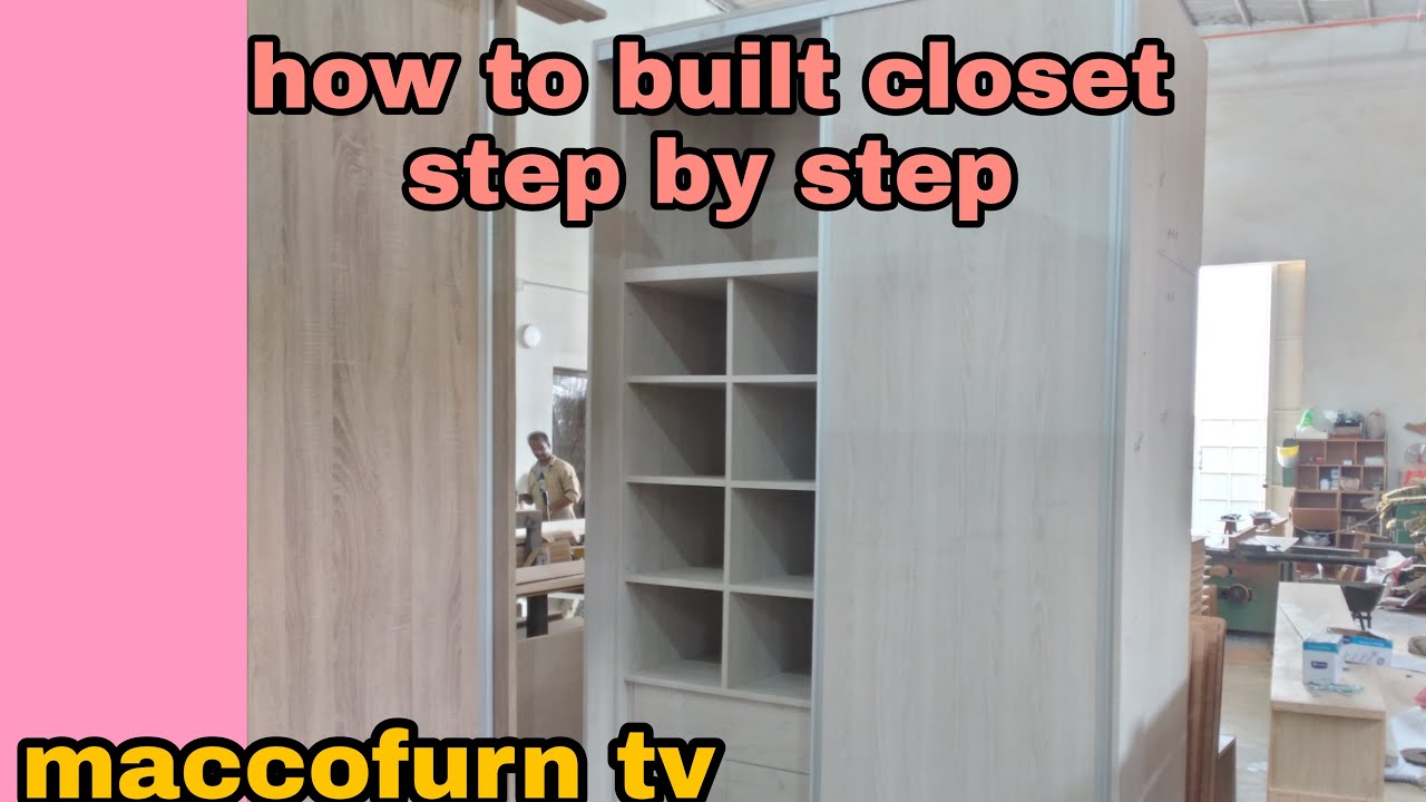 how to build closets||melamine board - YouTube
