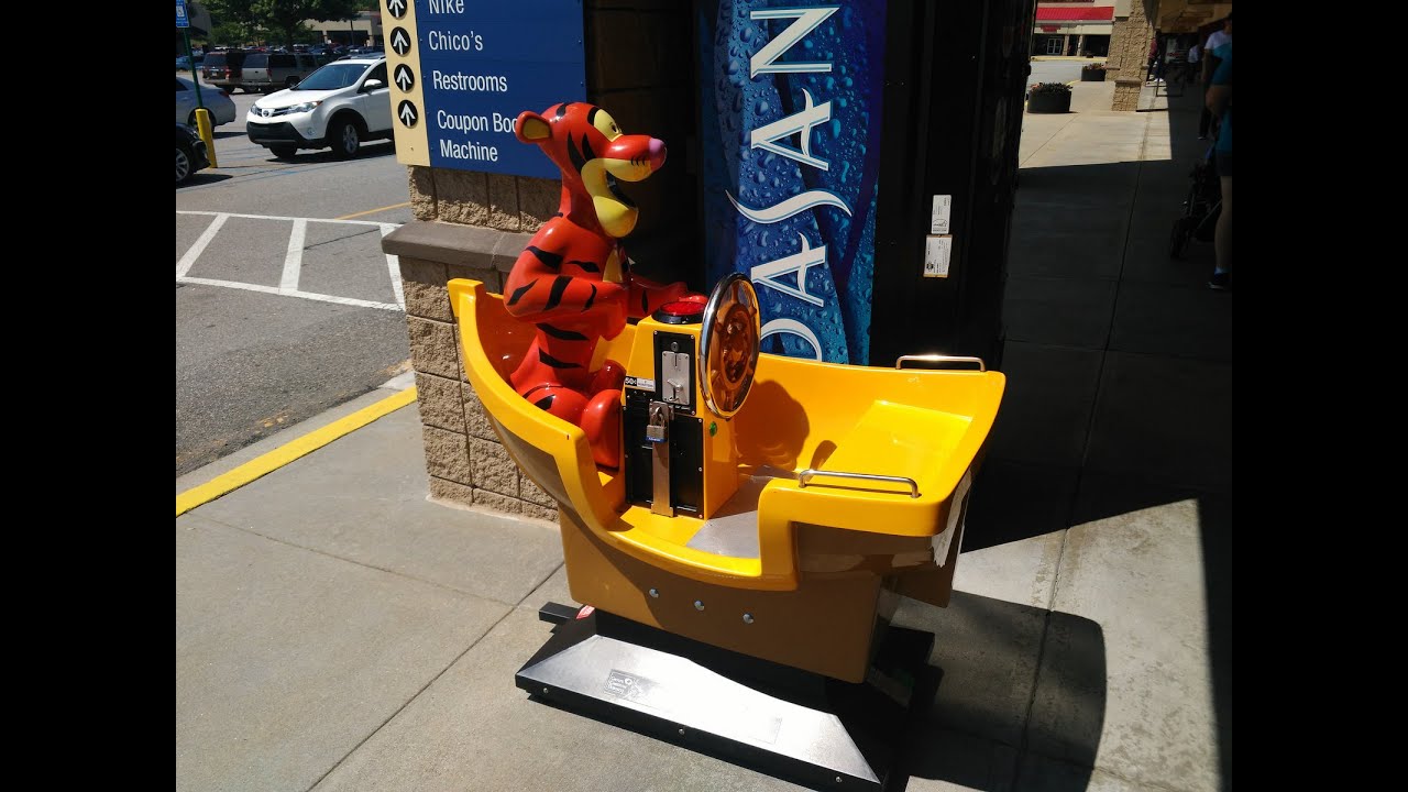Tigger's Boat Coin-Operated Ride - YouTube