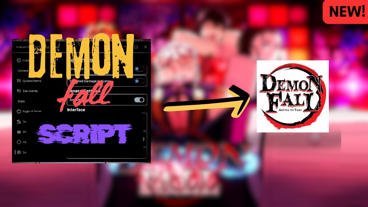 Demon fall script_keyless good for teleport and god mode - YouTube