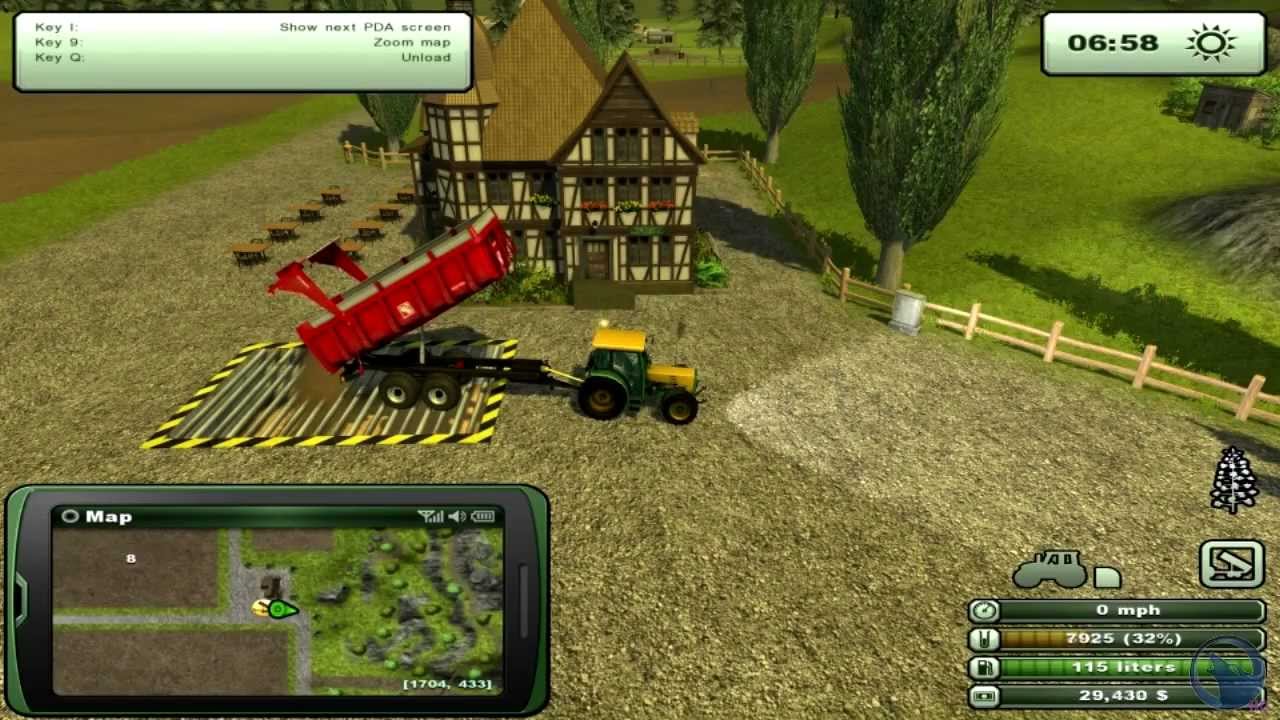 Farming Simulator 2013: How to farm. First Day. (Tutorial. 1/9) - YouTube
