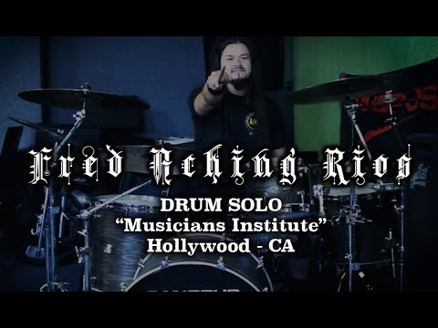 Fred Aching - Drum Solo at "Musicians Institute" Hollywood - YouTube