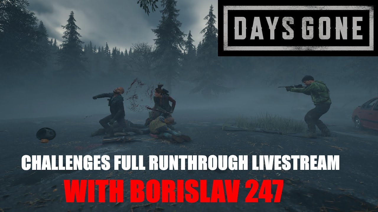 Days Gone PS5 - EVERY DAYS GONE CHALLENGE, IN A LIVESTREAM WITH ...