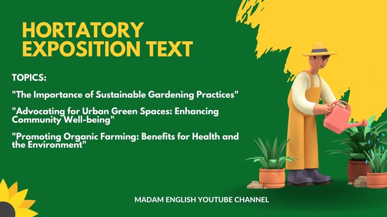Hortatory Exposition Text - YouTube