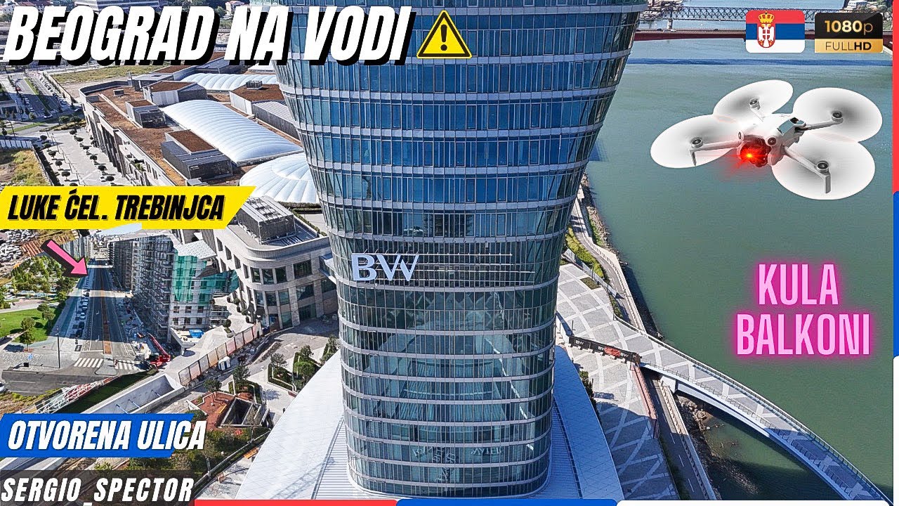 Nova slova na Kuli u Beogradu na vodi, OTVORENA Nova ulica, prodato ...