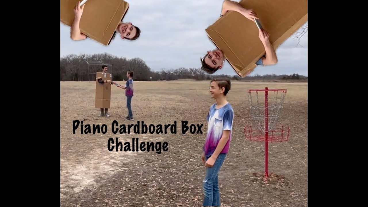 Piano Cardboard box Challenge! - YouTube