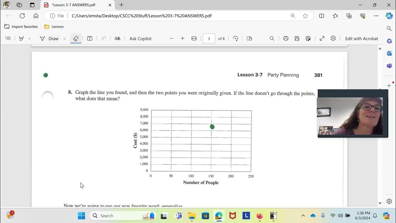 Lesson 3-7 Class Work Video - YouTube