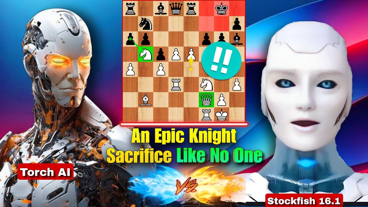 Stockfish 16.1 Played AN INSANE CHESS Match With Torch By Sacrificing ...