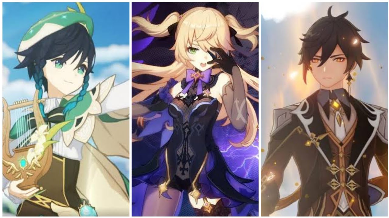 VENTI FISCHL ZHONGLI TEAM COMP Genshin Impact - YouTube