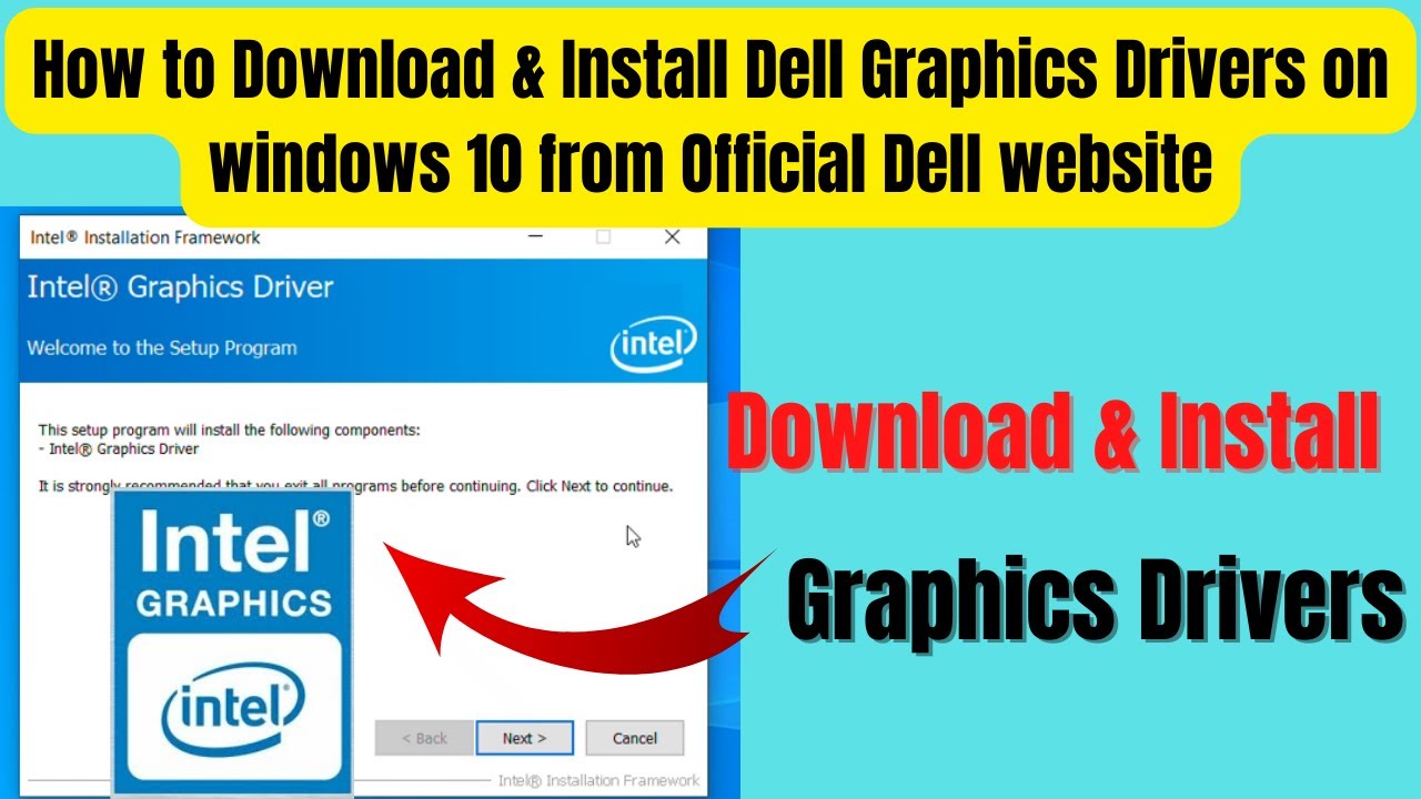 How to Download & Install Dell Graphics Drivers on windows 10 from ...