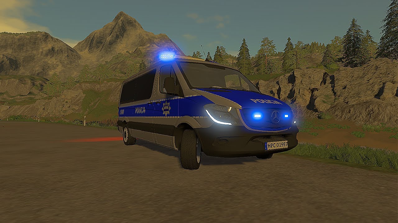 [FS19] Mercedes Benz Sprinter - Polska Policja - YouTube