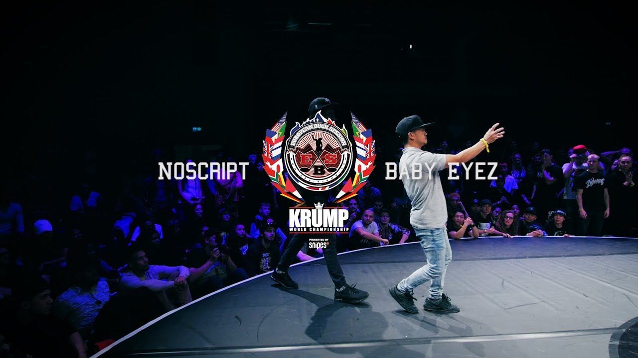 NoScript vs Baby Eyez | Male Top 8 | EBS 2017 - YouTube