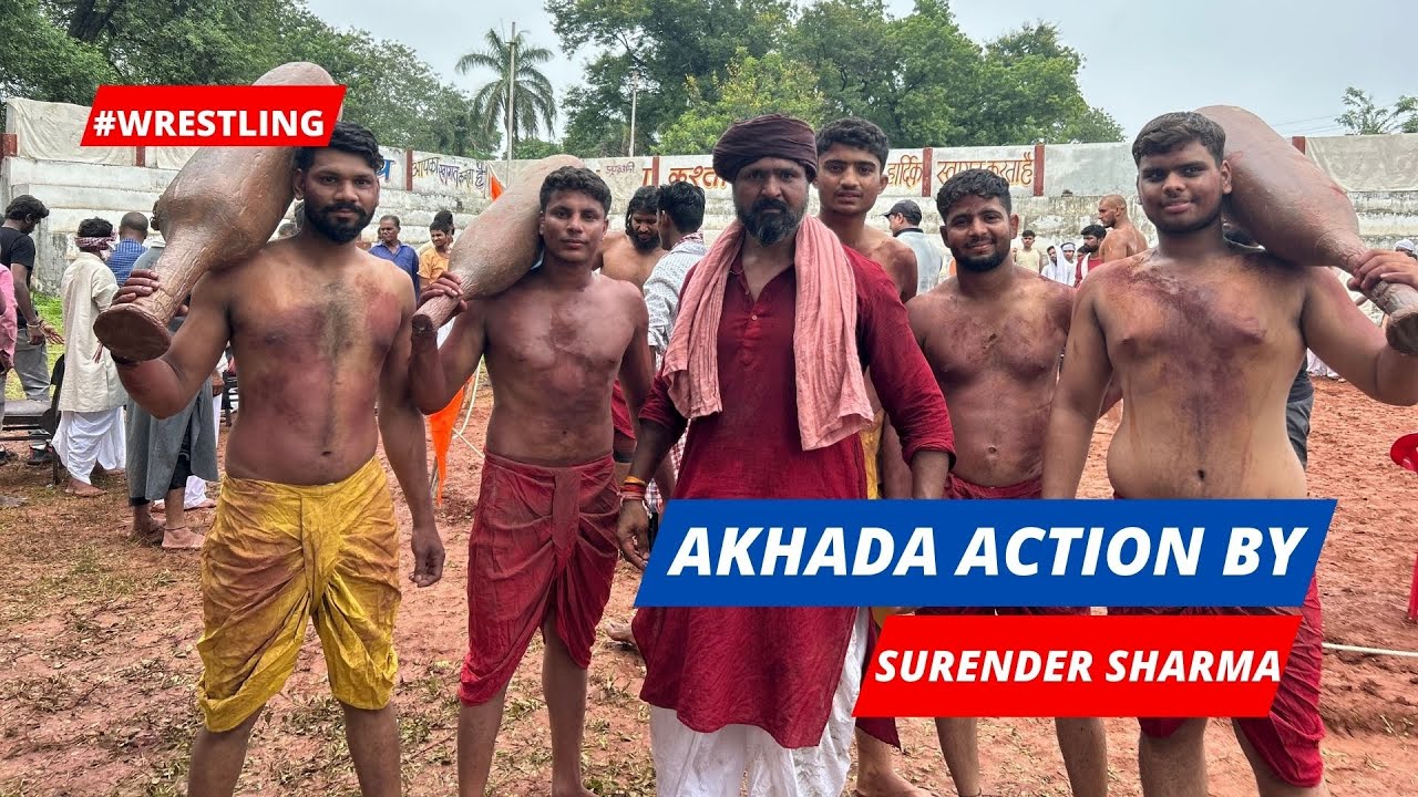 Akhada Wrestling Action by Surender sharama - YouTube