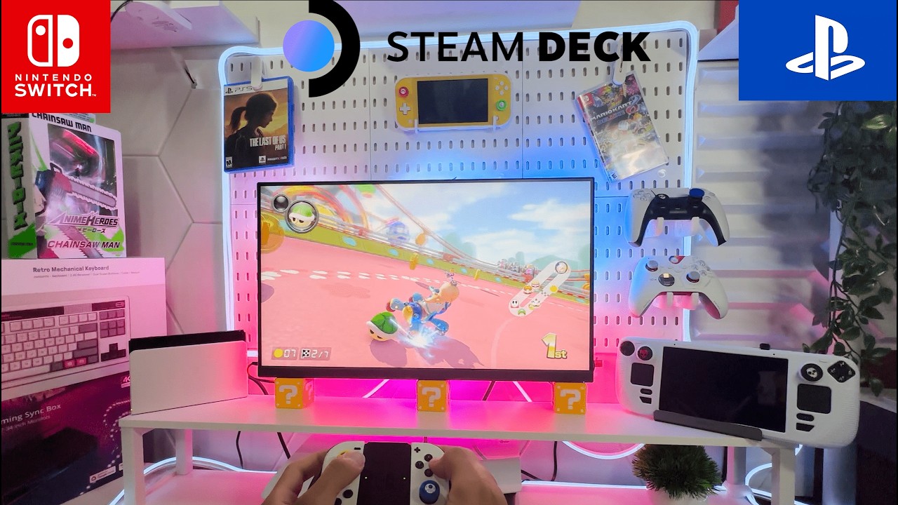 Building The Best Gaming Setup For my Consoles PS5 | Nintendo | Steam Deck | 2024!!! - YouTube