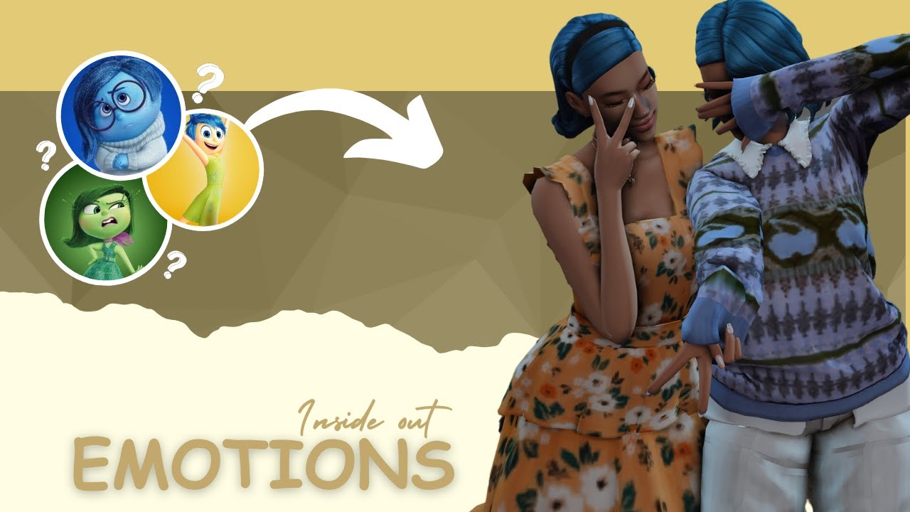 Making INSIDE OUT Female Emotions as Sims! | Sims 4 Create a Sim - YouTube