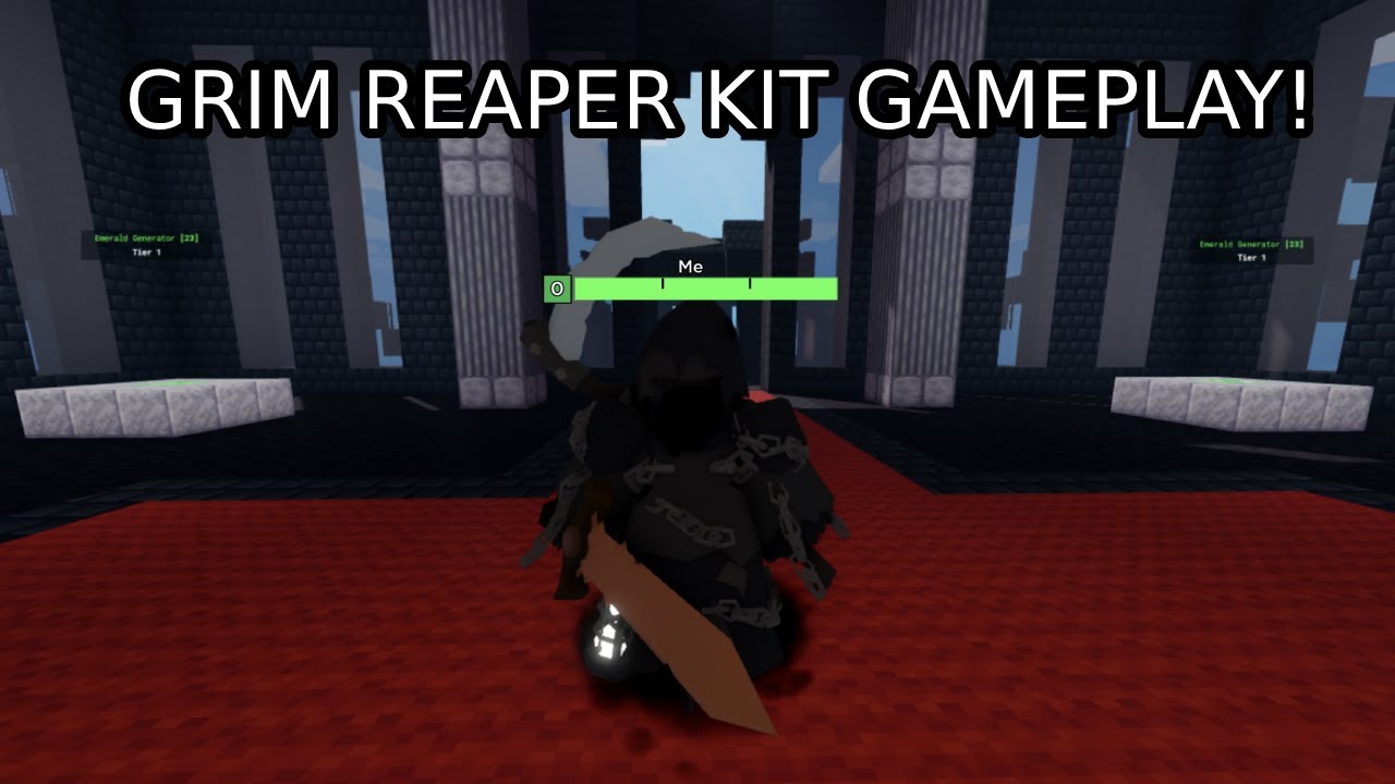 GRIM REAPER KIT GAMEPLAY ON MACBOOK AIR IN (ROBLOX BEDWARS) - YouTube