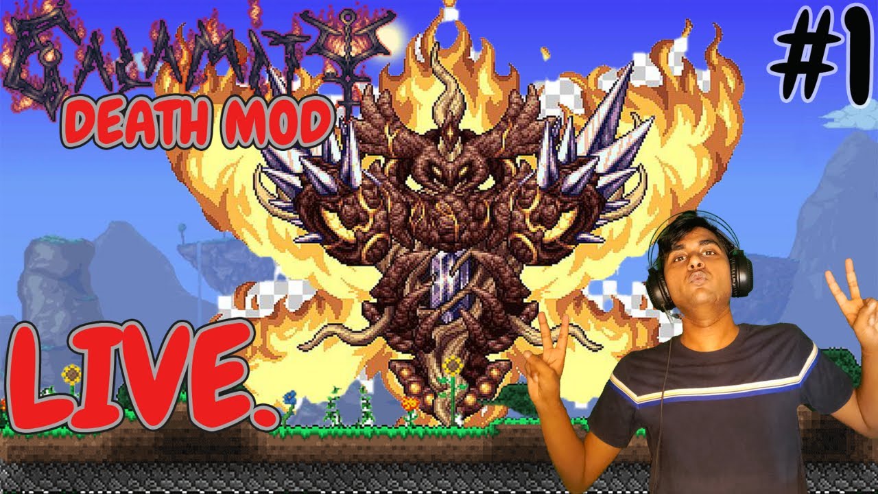 Terraria Death mod Mage Playthrough - YouTube