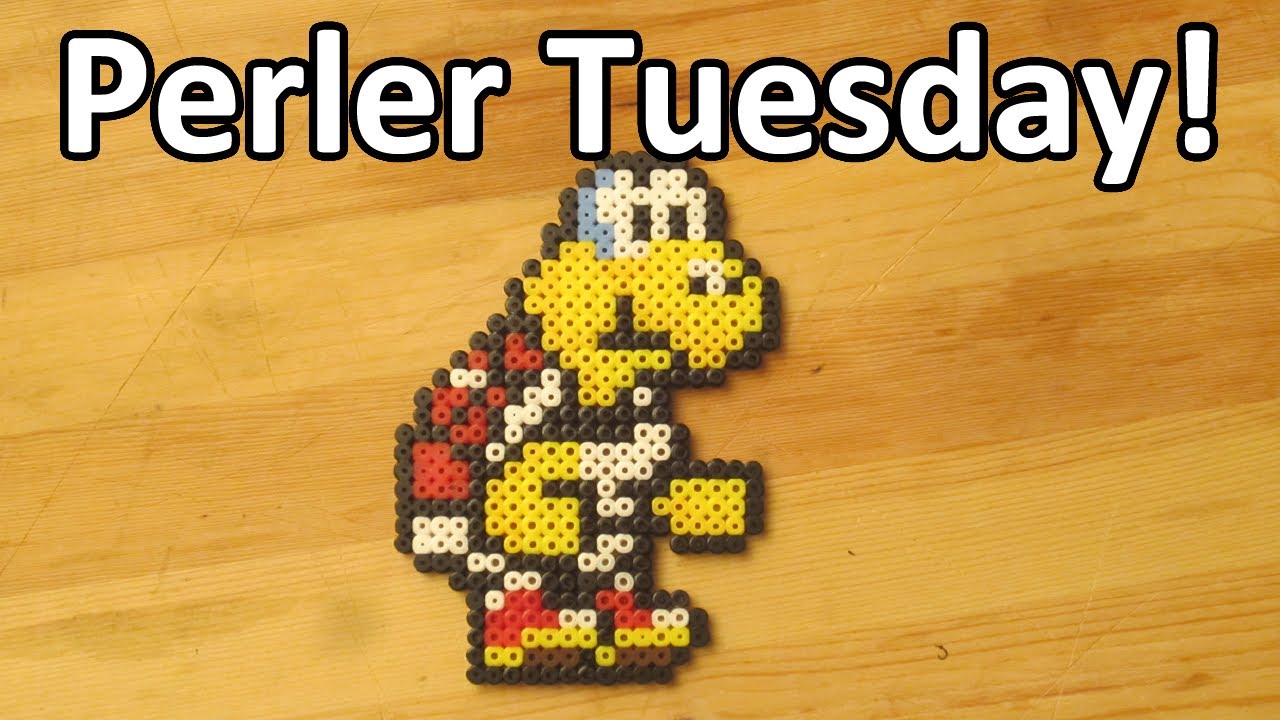 PERLER BEAD: Koopa Troopa! (Giveaway #59) Tutorial & How To - YouTube
