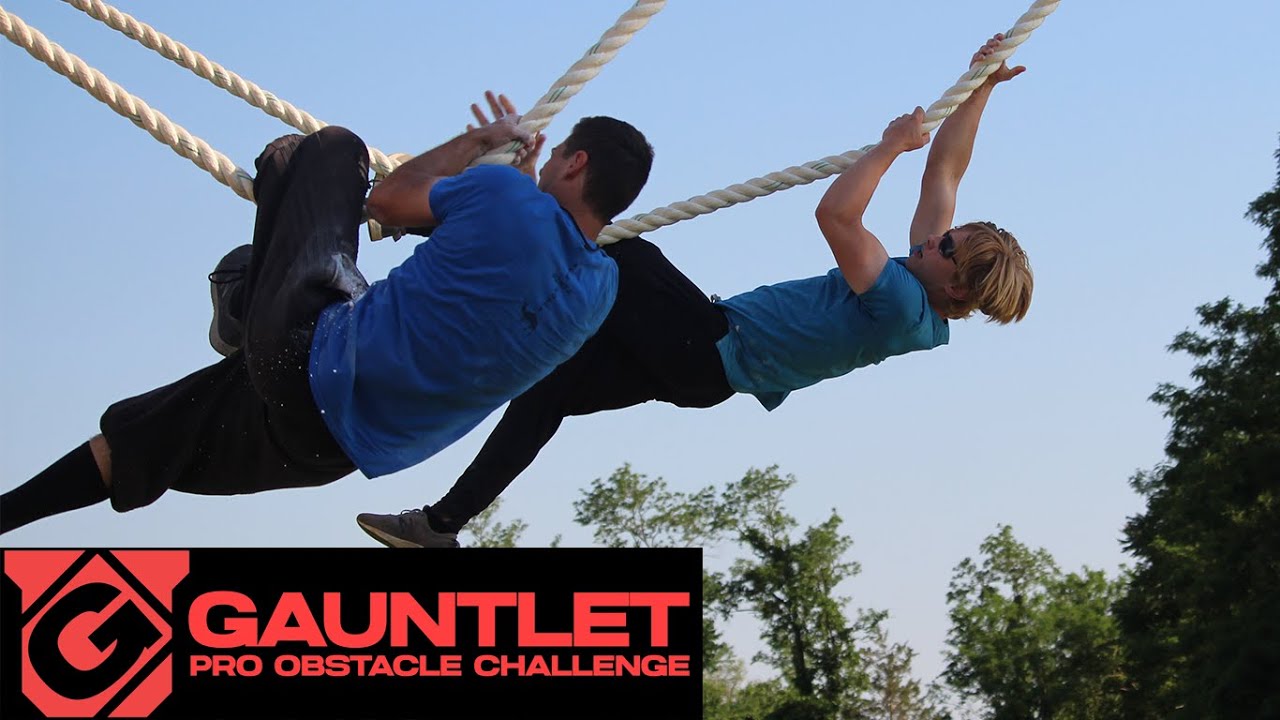 NEW COURSE RECORD! Joe Meissner vs. Paul Woods | Gauntlet: Pro Obstacle ...