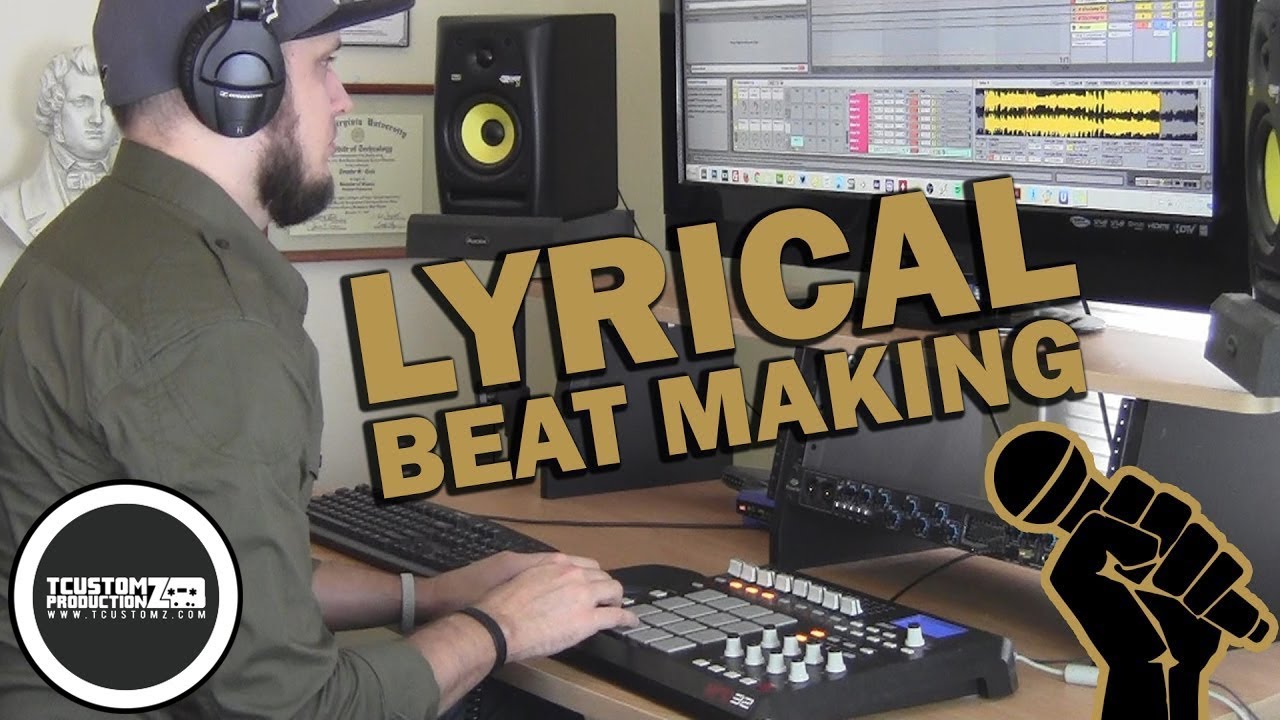 Making a Freestyle Rap Hip-Hop Sample Beat "Lyrical Onslaught" (prod ...