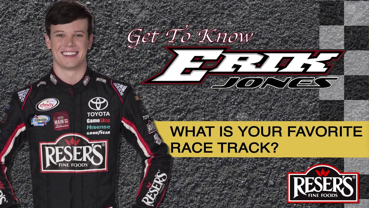 10 Questions with Erik Jones: Favorite Race Track - YouTube