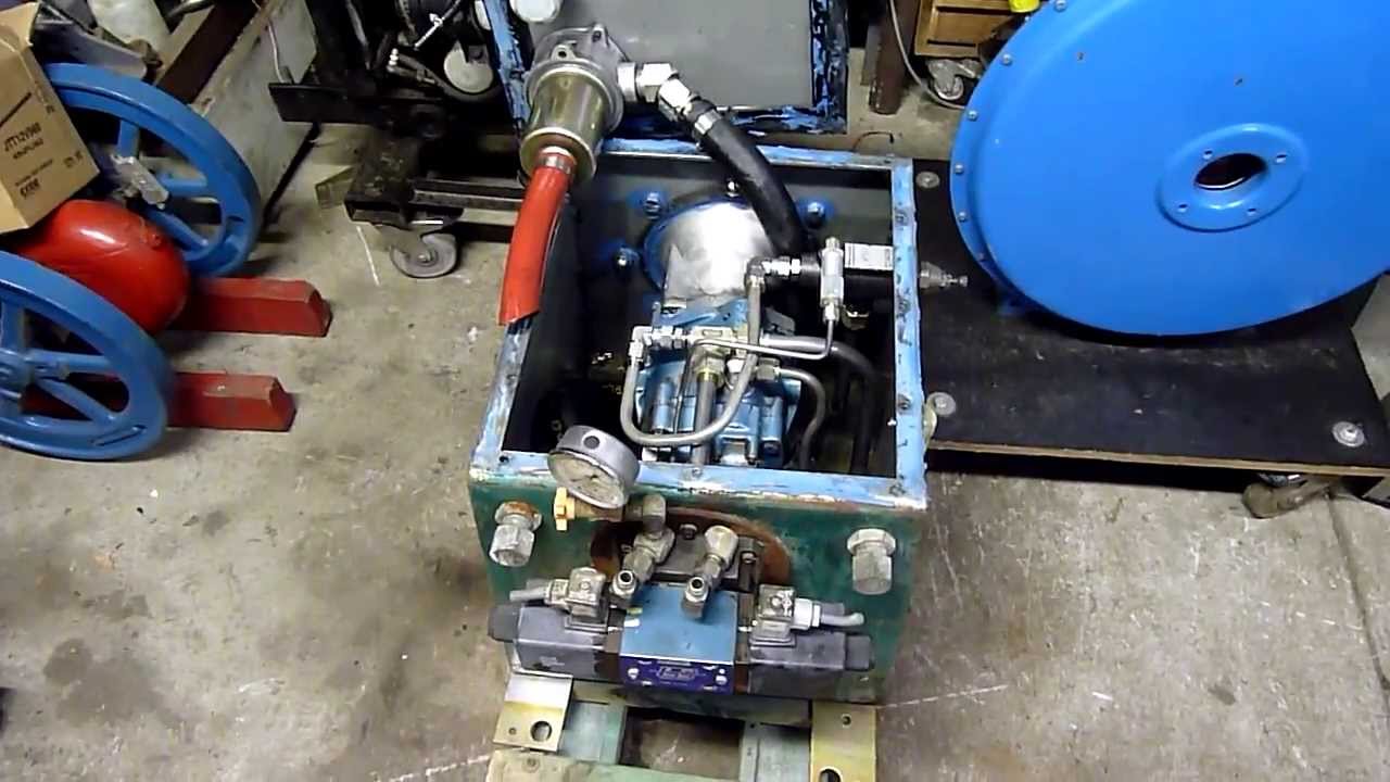 Looking Inside the 7 5Hp Hydraulic Power Unit - YouTube