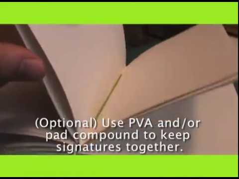 Book Binding Tutorial - YouTube