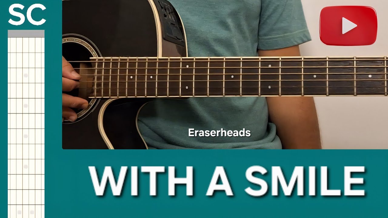 With A Smile | SC Guitar Tutorial | Eraserheads - YouTube