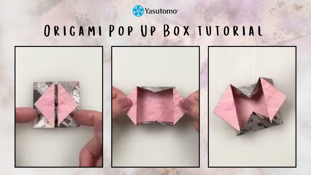 Origami Pop Up Box Tutorial - YouTube