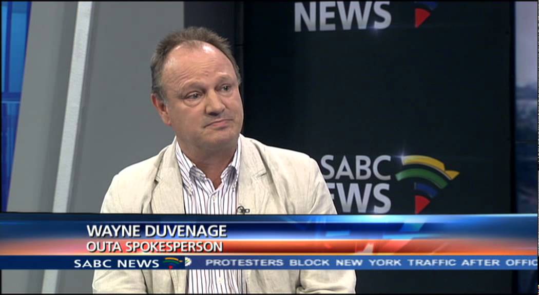 OUTA spokesperson Wayne Duvenage on the e-toll system - YouTube