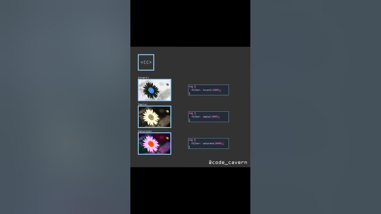 🔥css Filter Properties Youtube
