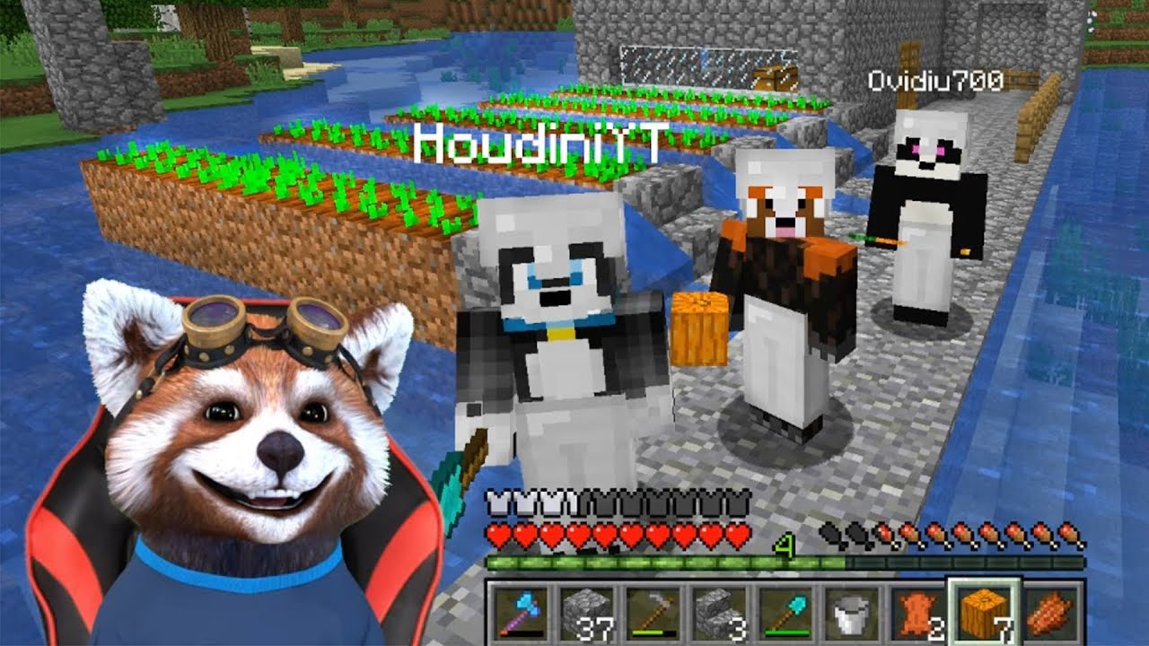 GRADINA PE APA si GRAJD PENTRU CALUT | Minecraft Lumea Animalelor - YouTube