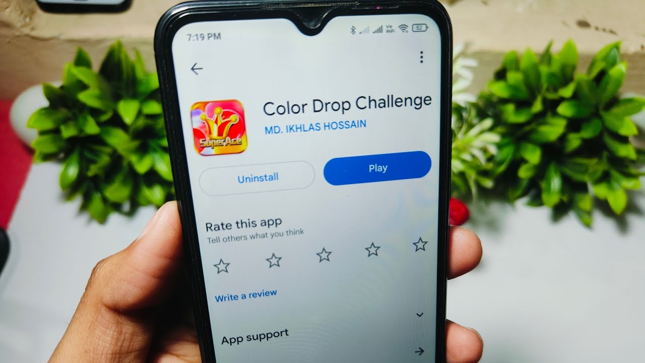 color drop challenge !! color drop challenge app withdrawal - YouTube