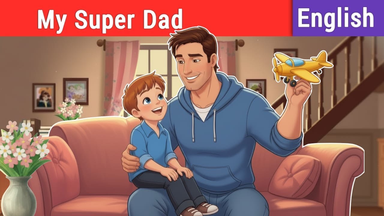 My Super Dad | Life Lesson Stories | English Fairy Tales - YouTube