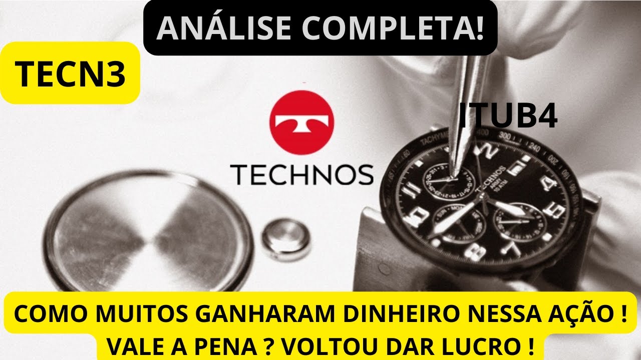 TECN3 TECHNOS COMO MUITOS GANHARAM DINHEIRO NESSA AÇÃO ! VOLTOU A DAR ...