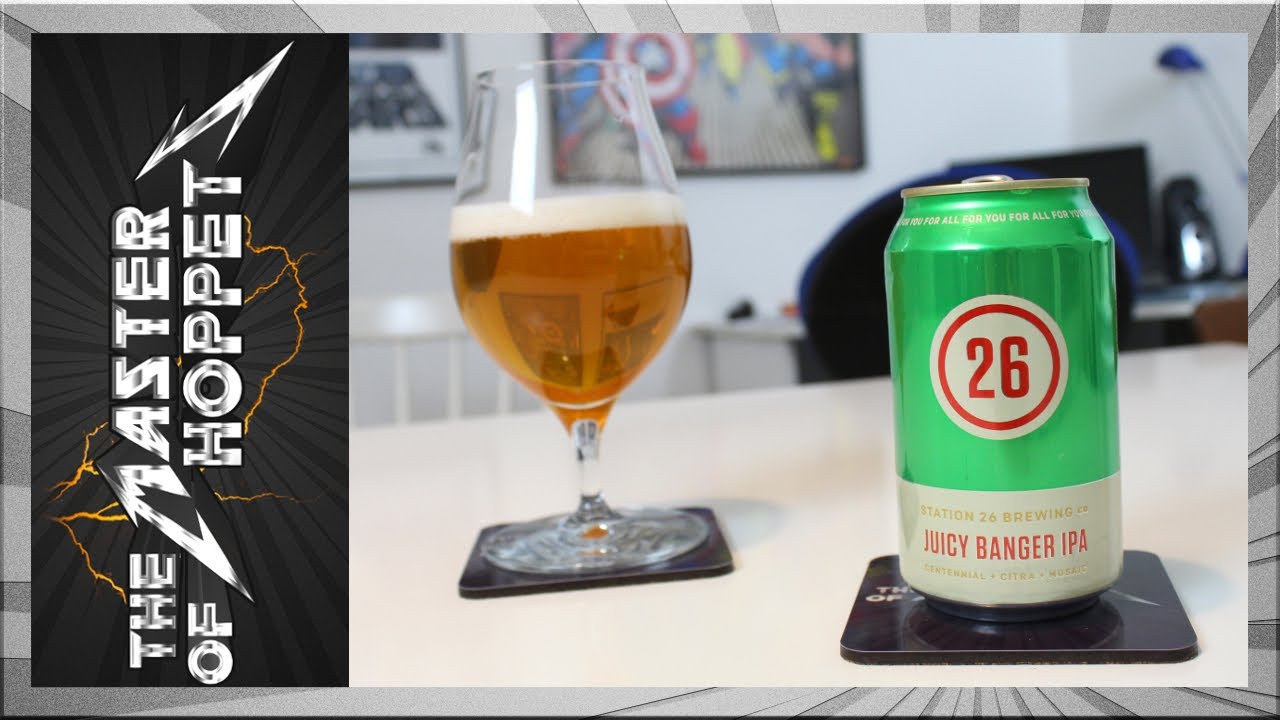 Station 26 Juicy Banger IPA | TMOH - Beer Review #3285 - YouTube