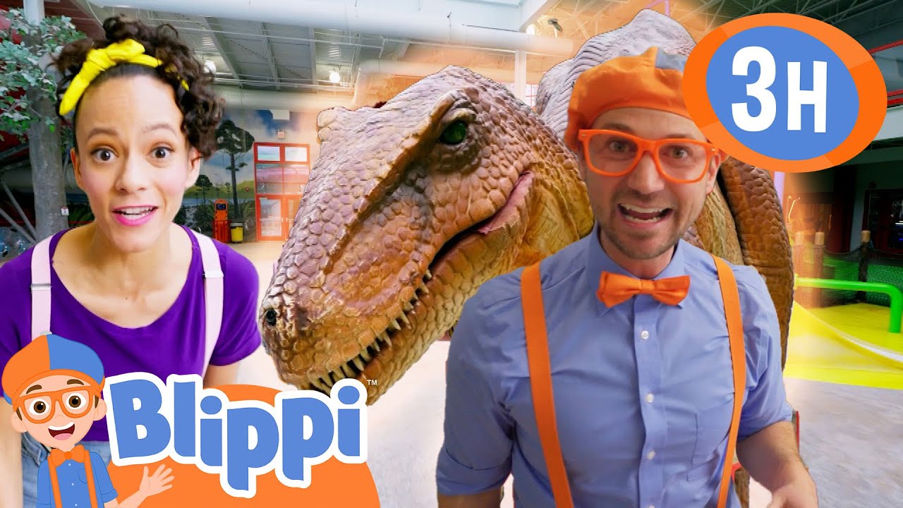 Dinosaur and Zoo Fun +More | Blippi and Meekah Best Friend Adventures ...
