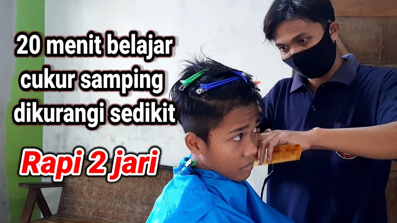 Belajar Cukur Rambut Bocil #pangkasrambut #mandarin #2jari ...