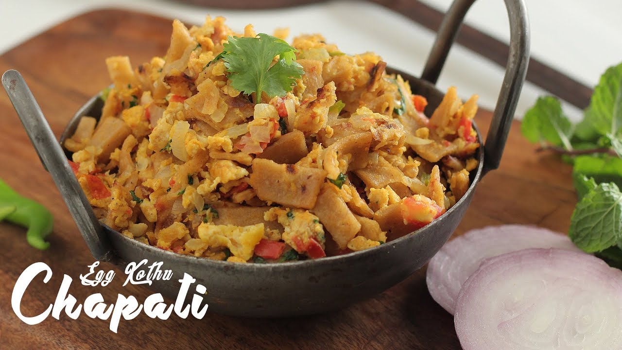 Egg Kothu Chapati | Egg chapathi | Kothu Chapati - YouTube