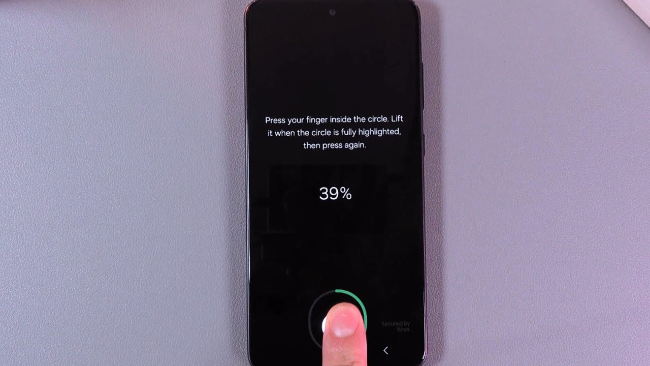 How to Set Up Fingerprint on Samsung S21 FE 5G - YouTube