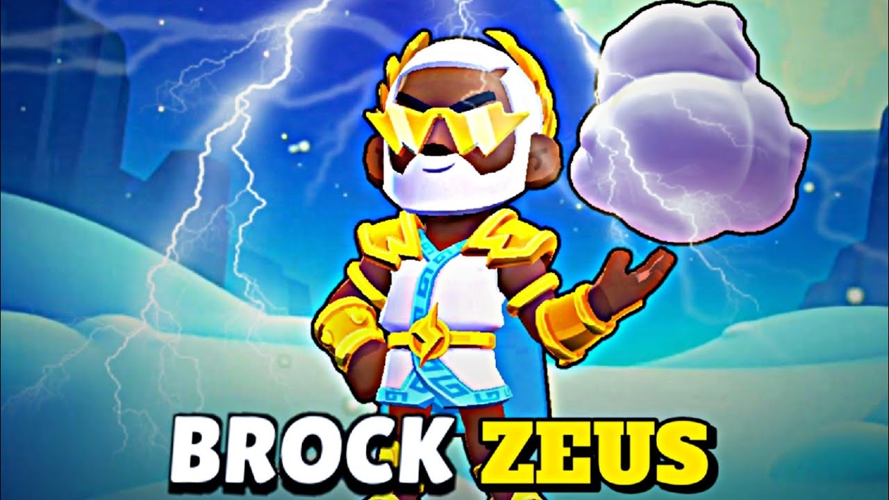 Comprei a Skin do Brock Zeus ⚡ (Brawl Stars) - YouTube