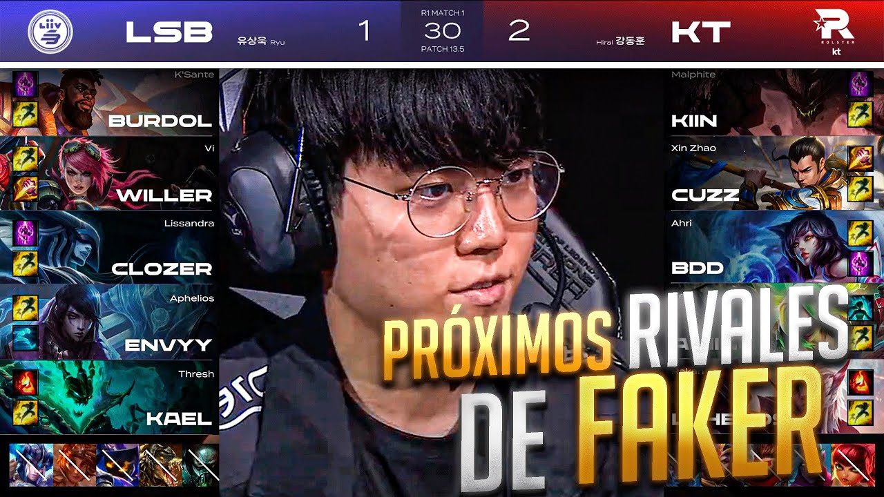 QUIEN GANE ESTA SERIE SE ENFRENTA A T1 CON FAKER // LSB vs KT Highlights game 4 - YouTube