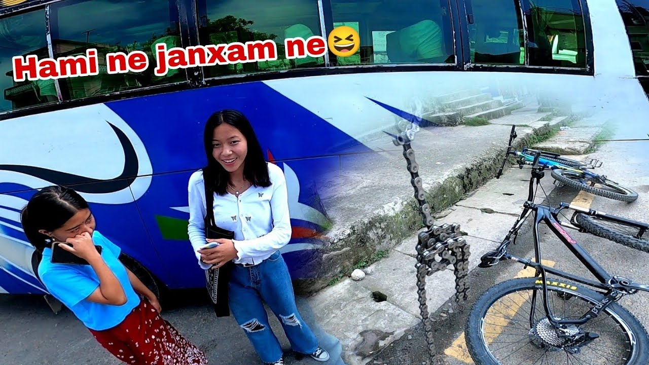 Bich bato mah dhoka diyo cycle ley 😲/mustwatch @sanojyonjan4835 - YouTube