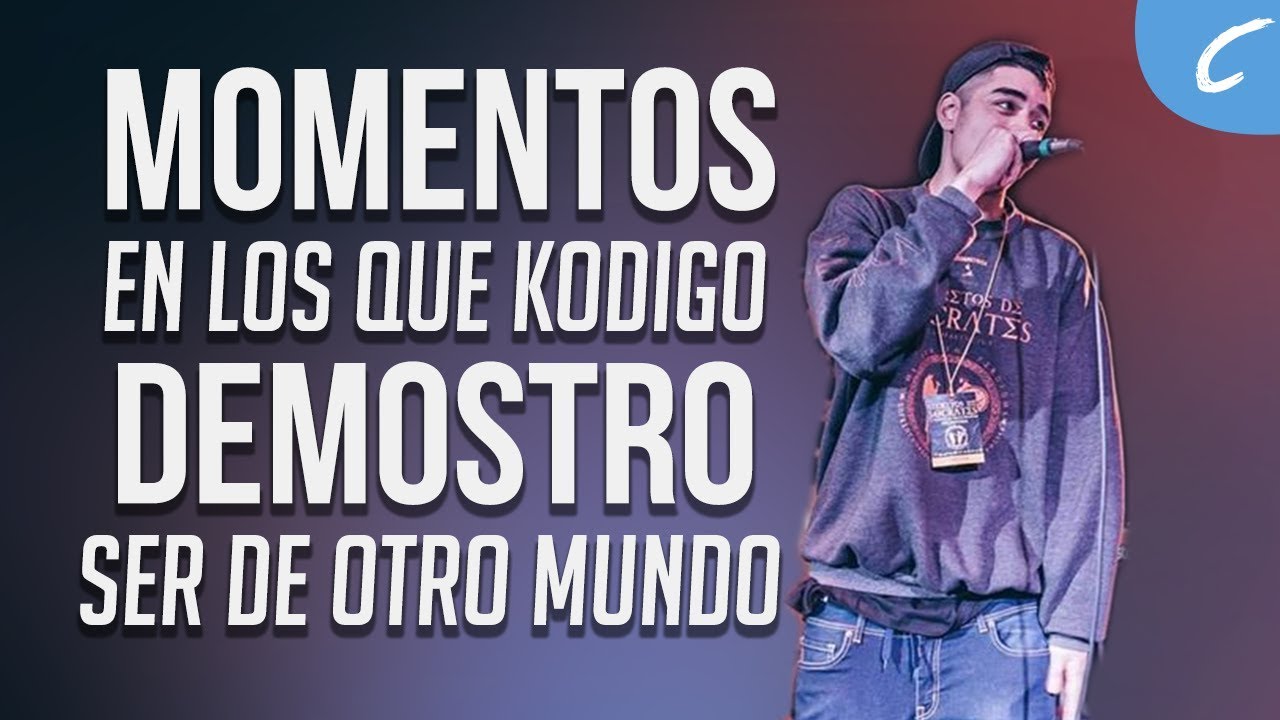 MOMENTOS en los que KODIGO DEMOSTRÓ SER de OTRO MUNDO | 2018 Freestyle ...