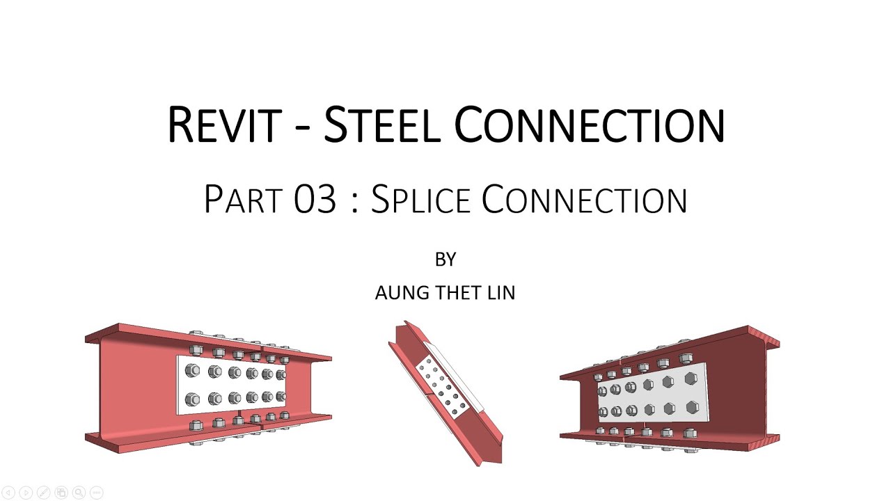 Revit-Steel Connection 03 : Splice Joint - YouTube