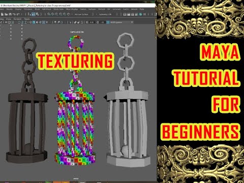 CAGE TEXTURING TIPS IN MAYA | maya texturing tutorial for beginners|maya texturing tutorial in ...