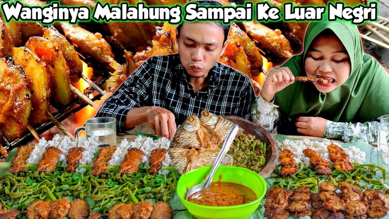 Enak PARAH Sih.. Bumbu Berasa, Wanginya Menggoda, Sate JENGKOL BAKAR ...