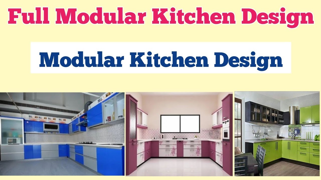 Full Modular Kitchen Design | Modular Kitchen Design - YouTube