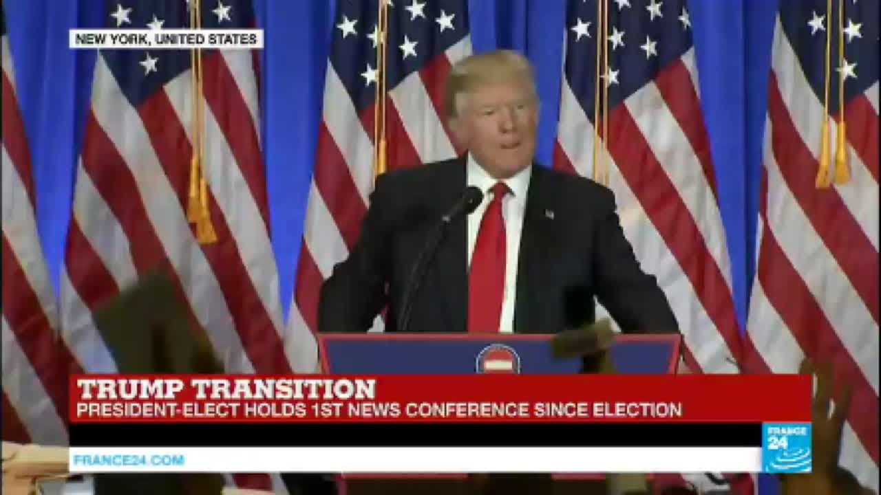 US - Watch the 2nd part of President-Elect Donald Trump's first press ...